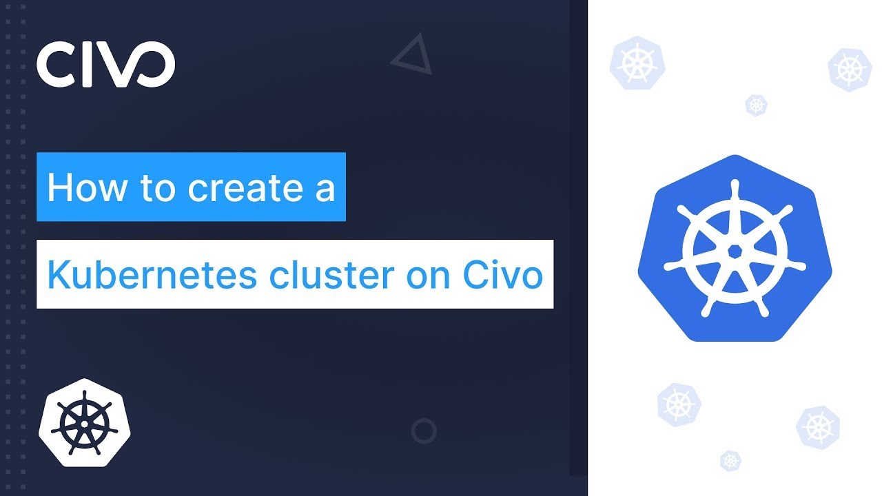 How to create a Kubernetes cluster at Civo - YouTube