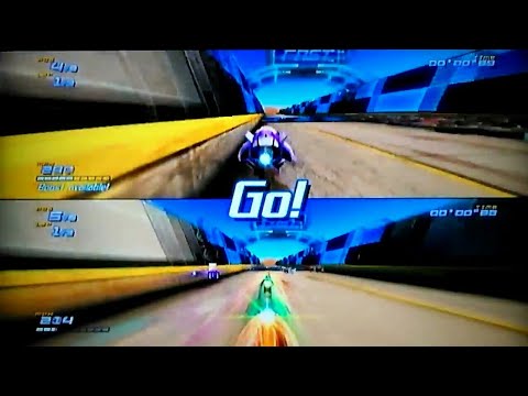 Wii Fast Racing League G4, 2P local splitscreen, Neutron Sunahara on ...