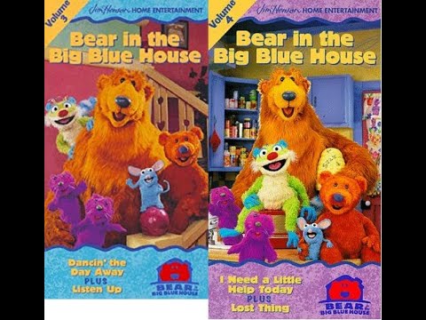Opening to Bear in the Big Blue House Volumes 3 and 4 VHS (1998) - YouTube