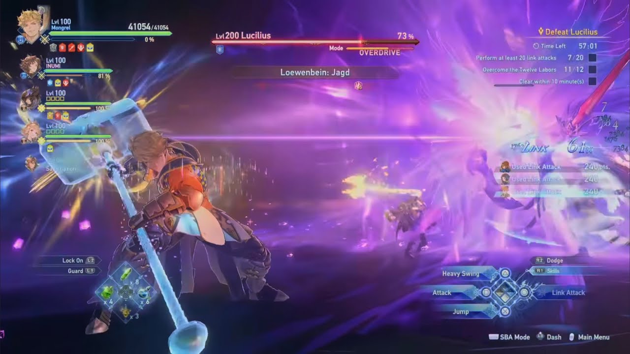 Granblue Fantasy: Relink / Lucilius Raid / Vane Gameplay - YouTube