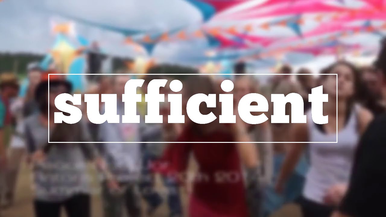 sufficient spelling and pronunciation - YouTube