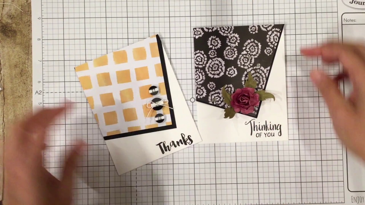 Use Your Designer Prints Paper Card Part 2 - YouTube