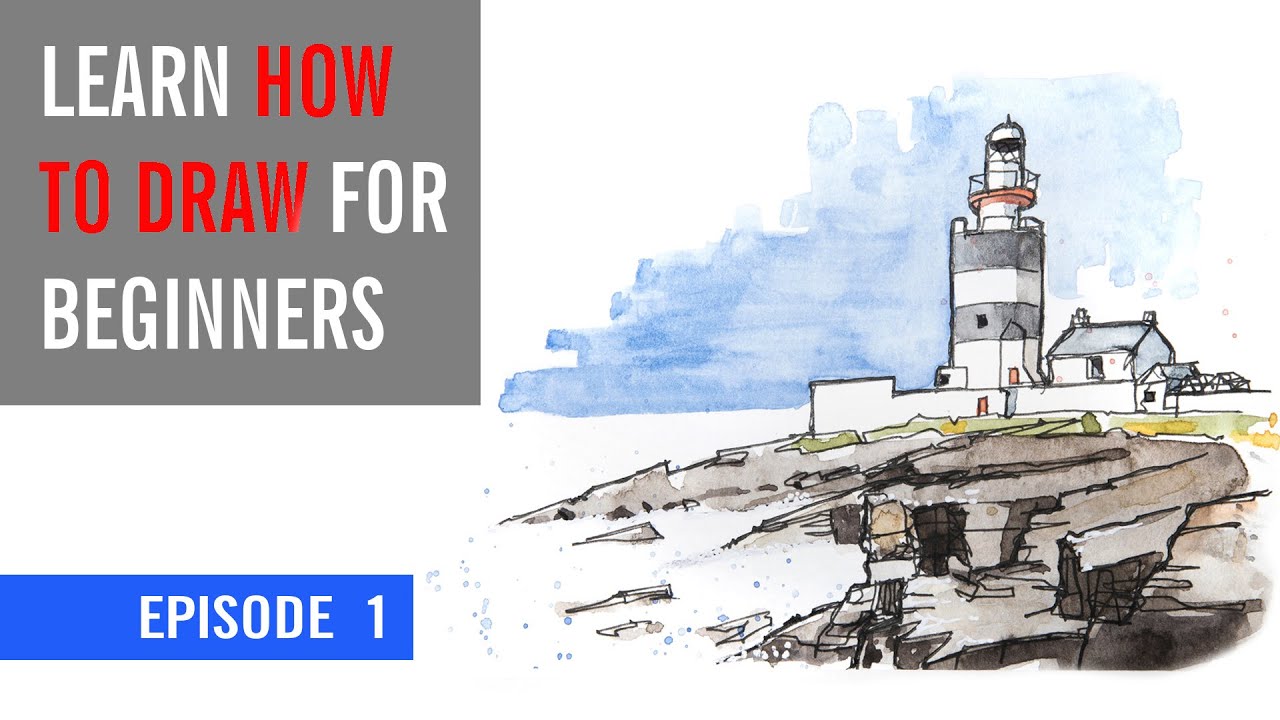 Learn HOW TO DRAW for BEGINNERS - Episode 1 - NEW SERIES - DRAWING ...