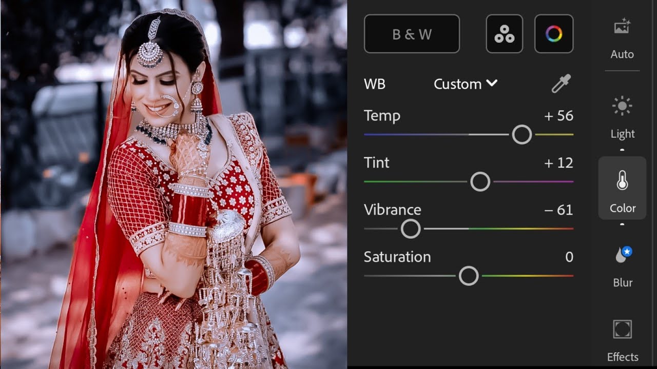 Blue Colour Effect Lightroom Photo Editing | Moody Blue Tone Photo ...