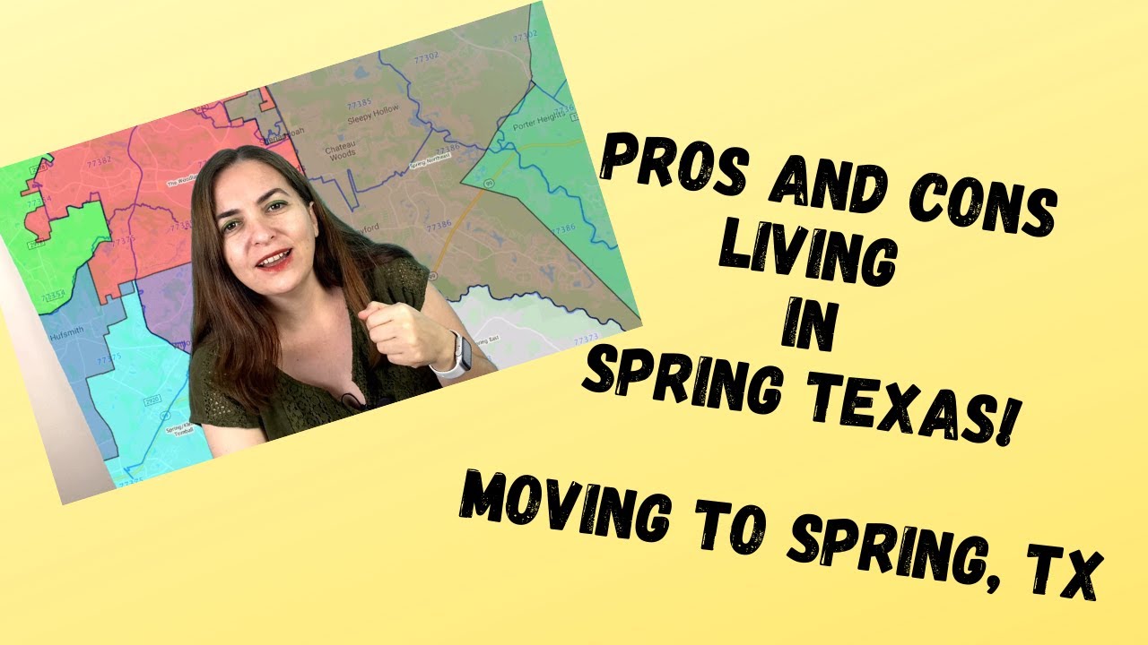 PROS AND CONS OF LIVING IN SPRING TEXAS I MOVING TO SPRING TEXAS - YouTube