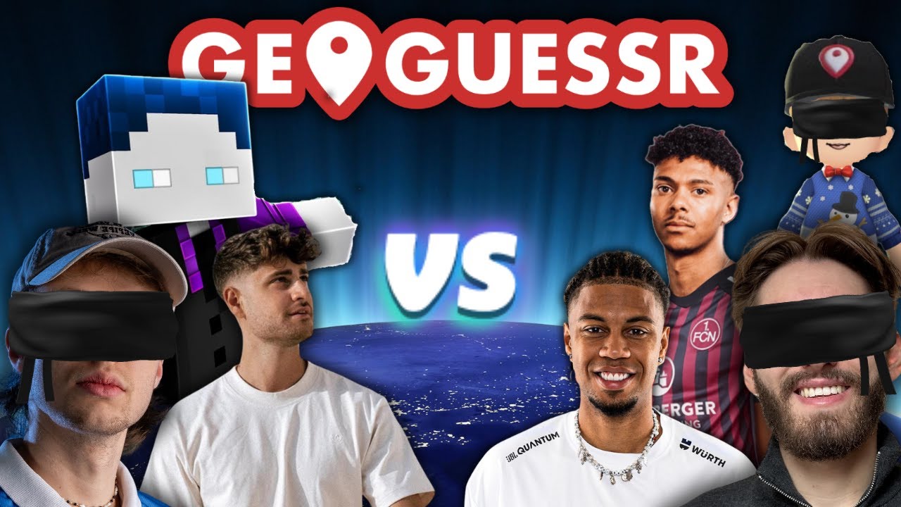 GeoGuessr Pros spielen BLIND - mit Eli, Basti, Lennli, Sidney, Willy ...