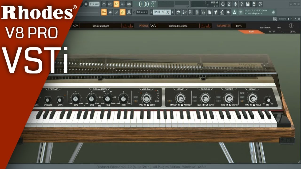 RHODES V8 PRO VSTi "OFFICIAL RHODES ELECTRIC PIANO SOFTWARE" - YouTube