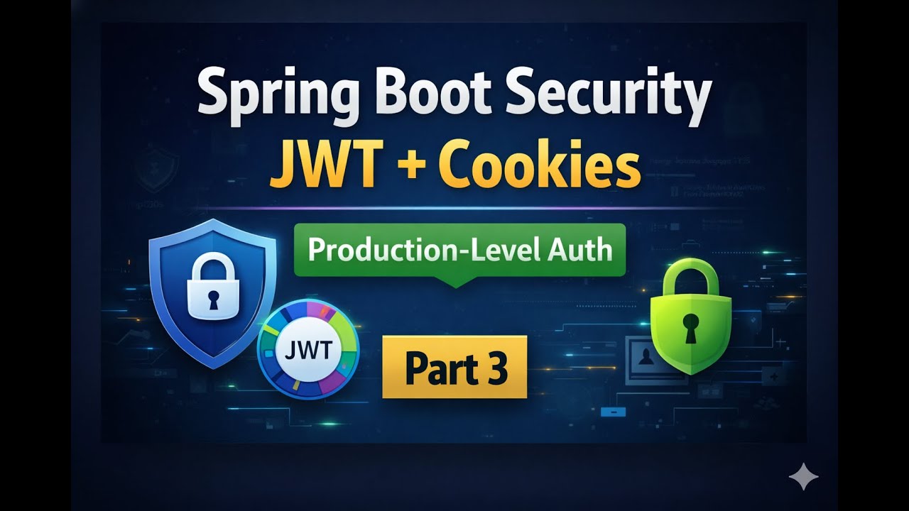 Spring Boot Security with JWT & Cookies | NitiKart E-Commerce Backend ...