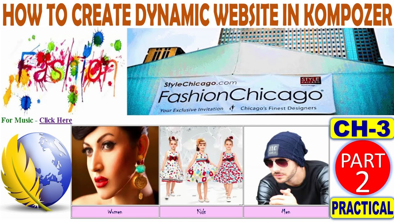 How To Create Dynamic Website In KompoZer Std 12 Sci Comm GSEB Computer Ch 3 Part 2 How To Create Dynamic Website In KompoZer Std 12 Sci Comm GSEB Computer Ch 3 Part 2