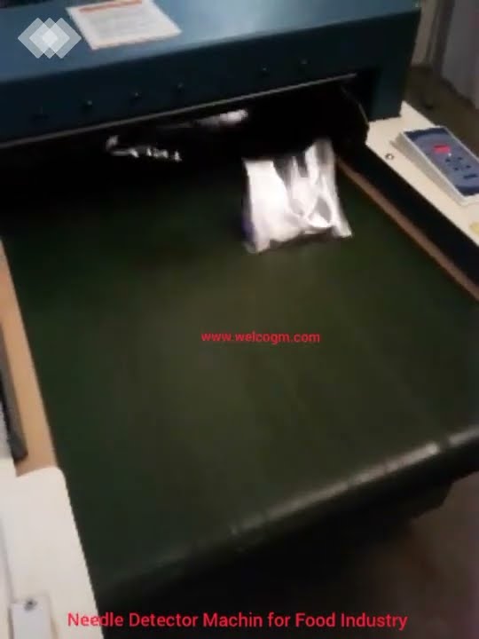 Needle Detector Machine for Food Industry - YouTube