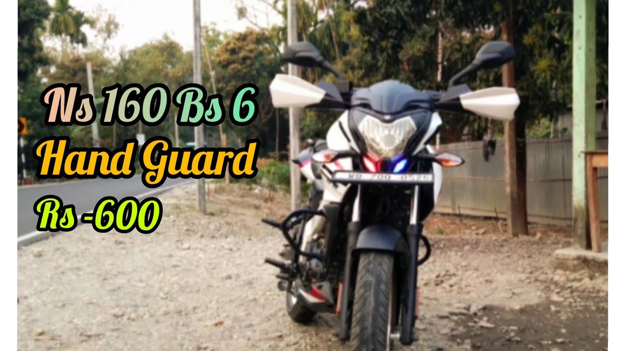 Hand Guard installation in Pulsar Ns160 Bs6 - YouTube