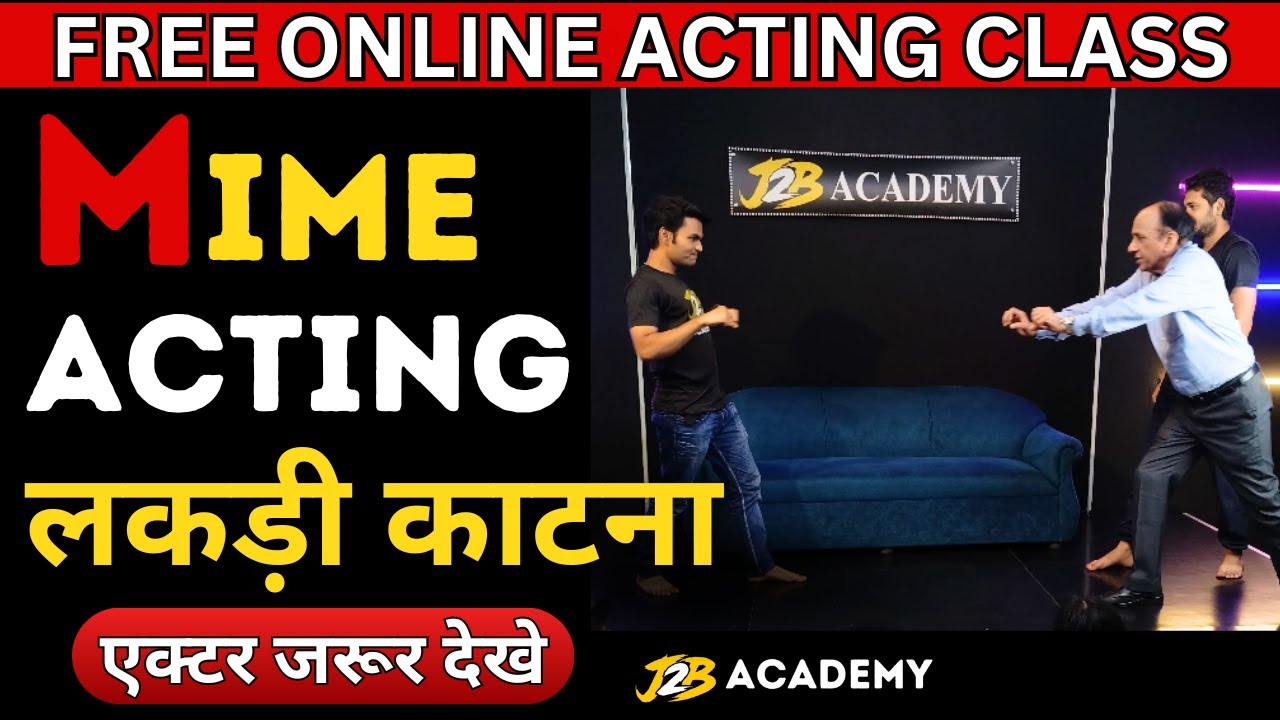 Mime Act | Practical class | Wood Chopping | Mime performance | Best ...