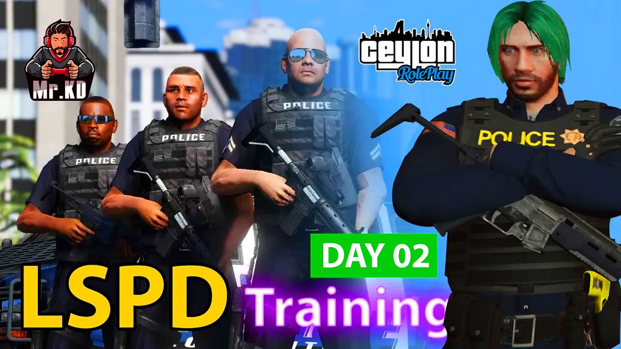 LSPD Training | Day 02 | LSPD | KD on Duty | Ceylon RP | Mr KD | GTAV ...