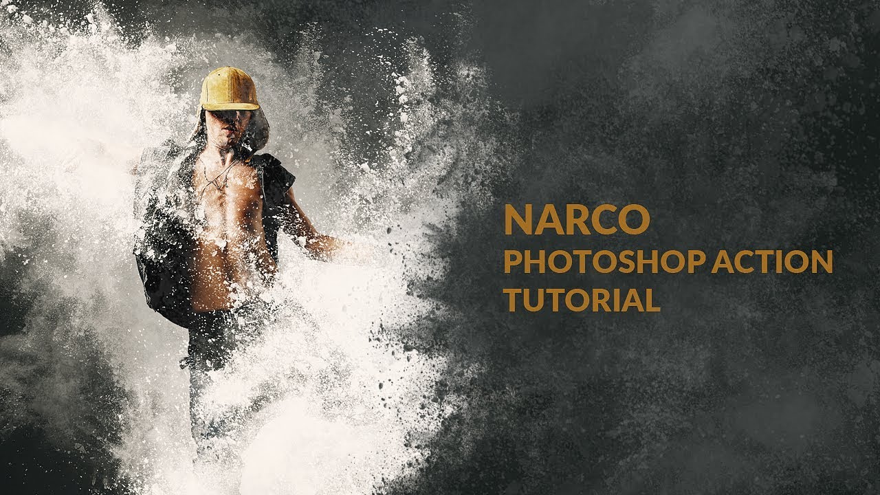 Narco Photoshop Action Tutorial - YouTube