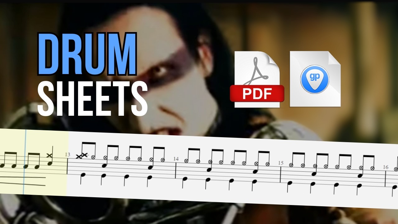 Marilyn Manson Drum Tab