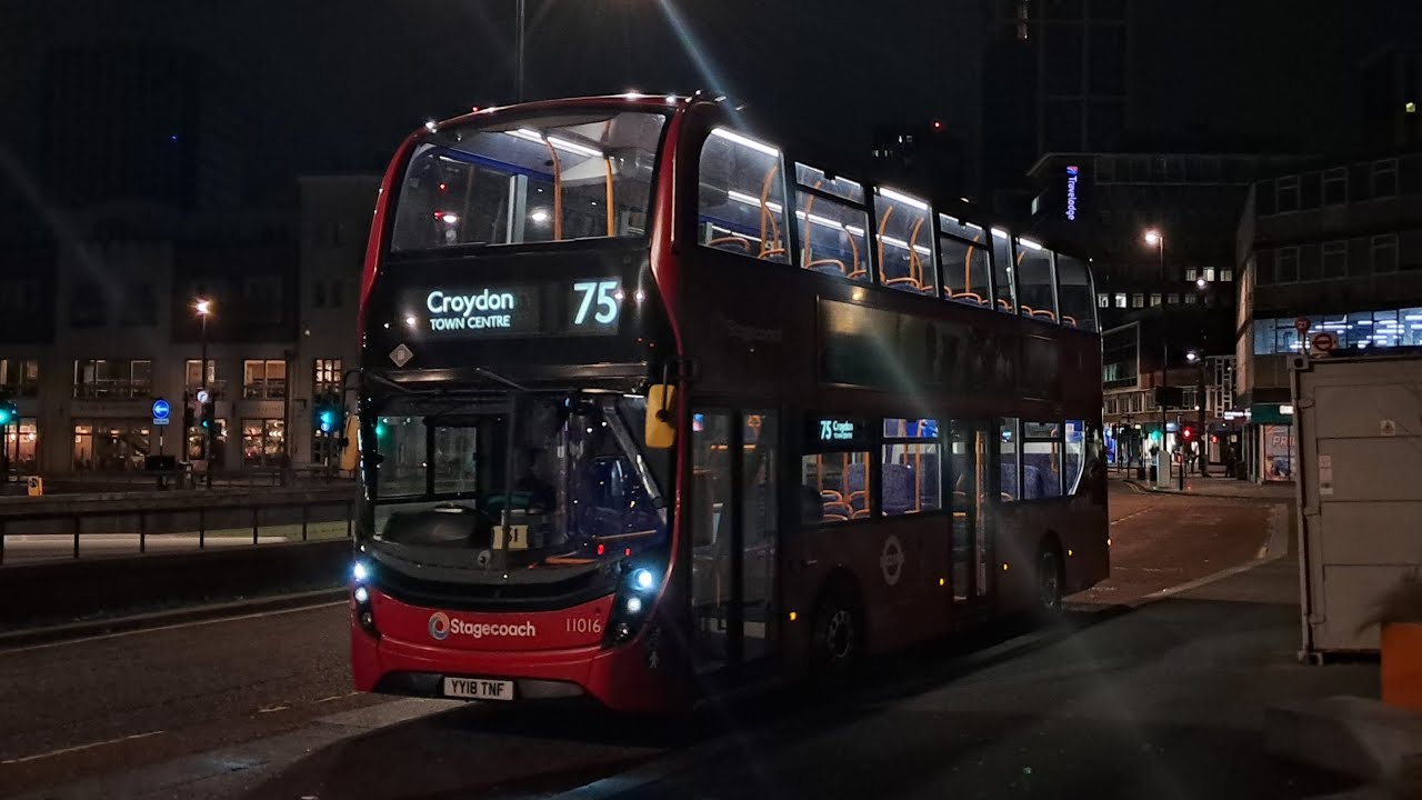 FULL ROUTE VISUAL - Route 75: Croydon Town Centre - Lewisham Station ...
