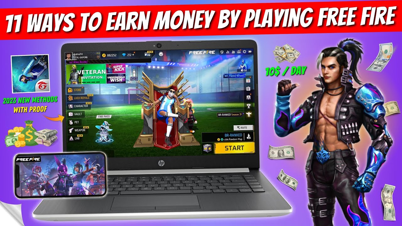 11 Ways to Make Money by Playing Free Fire | 2023 New Earning Methods ...