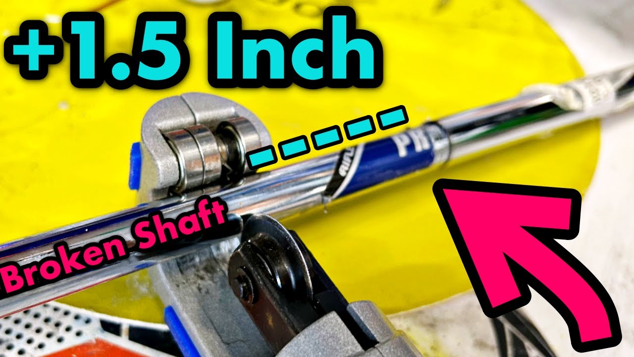 How To Extend YOUR Golf Clubs at Home | Using an Old / Broken Shaft ...