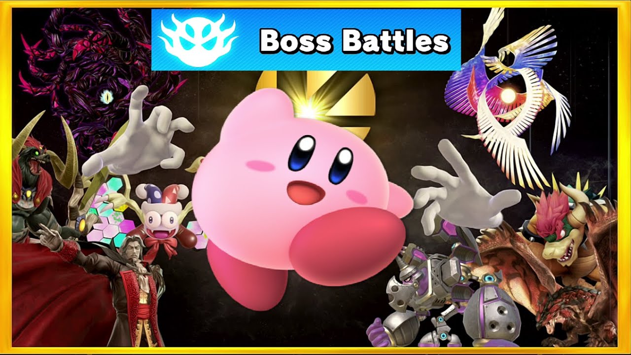 Super Smash Bros. Ultimate - Boss Battles with Kirby - YouTube