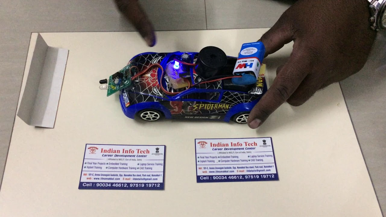 OBSTACLE BASED ACCIDENT AVOIDANCE SYSTEM | ECE MINI PROJECT| - YouTube