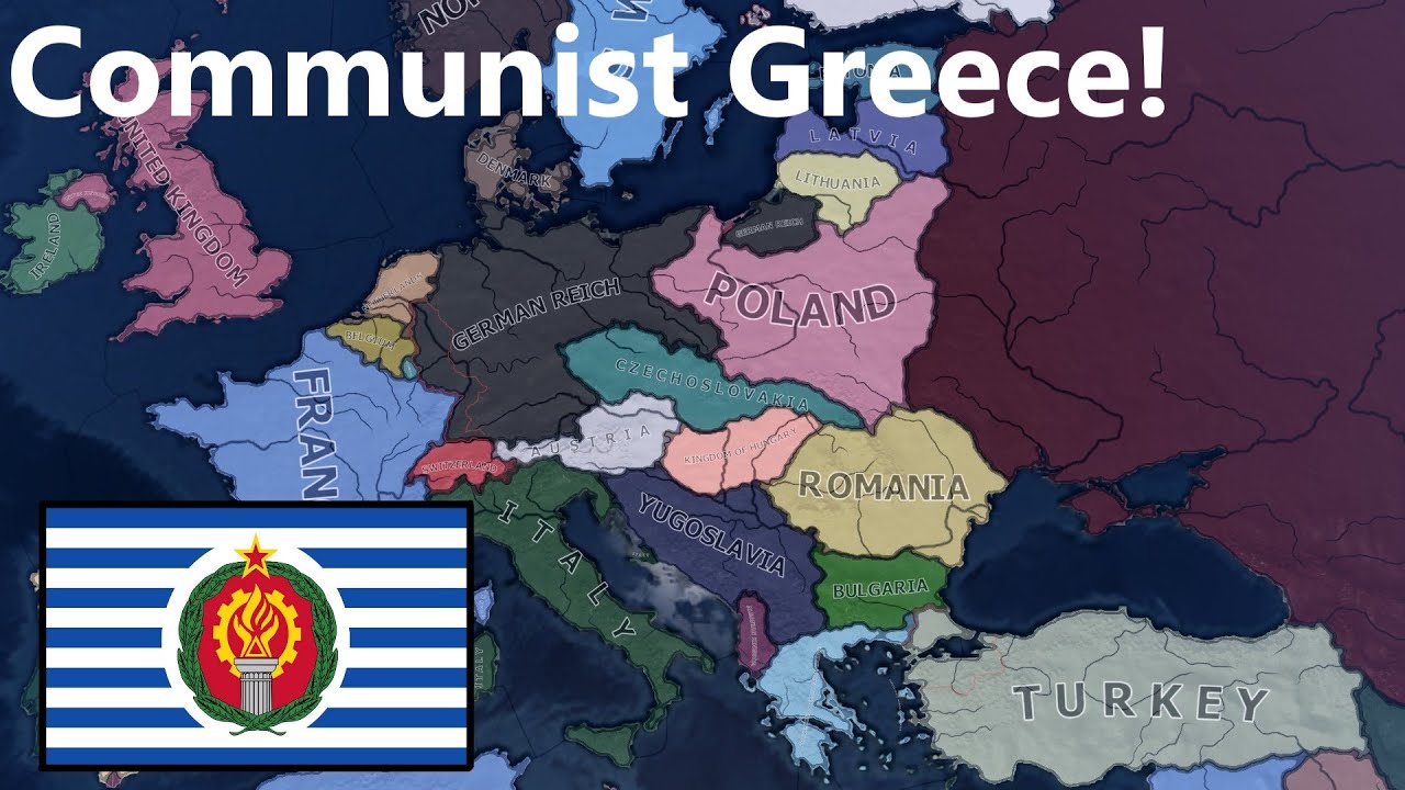 Communist Greece !? Hoi4 Timelapse - YouTube