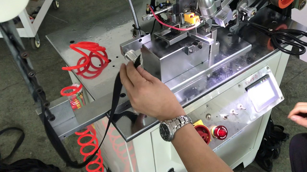 HY-133E Auto invisible zipper slider mounting machine for invisible ...