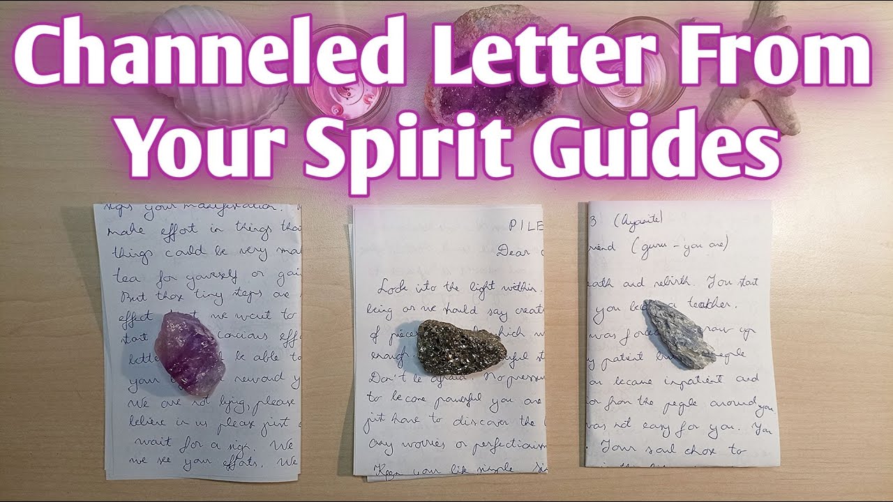 Channeled Letter From Your Spirit Guides 😇 Pick a Card - YouTube