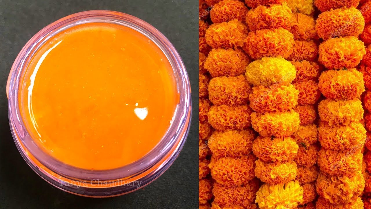 DIY Marigold Cream ( गेंदे की क्रीम ) | Skin Whitening & Anti-Aging ...