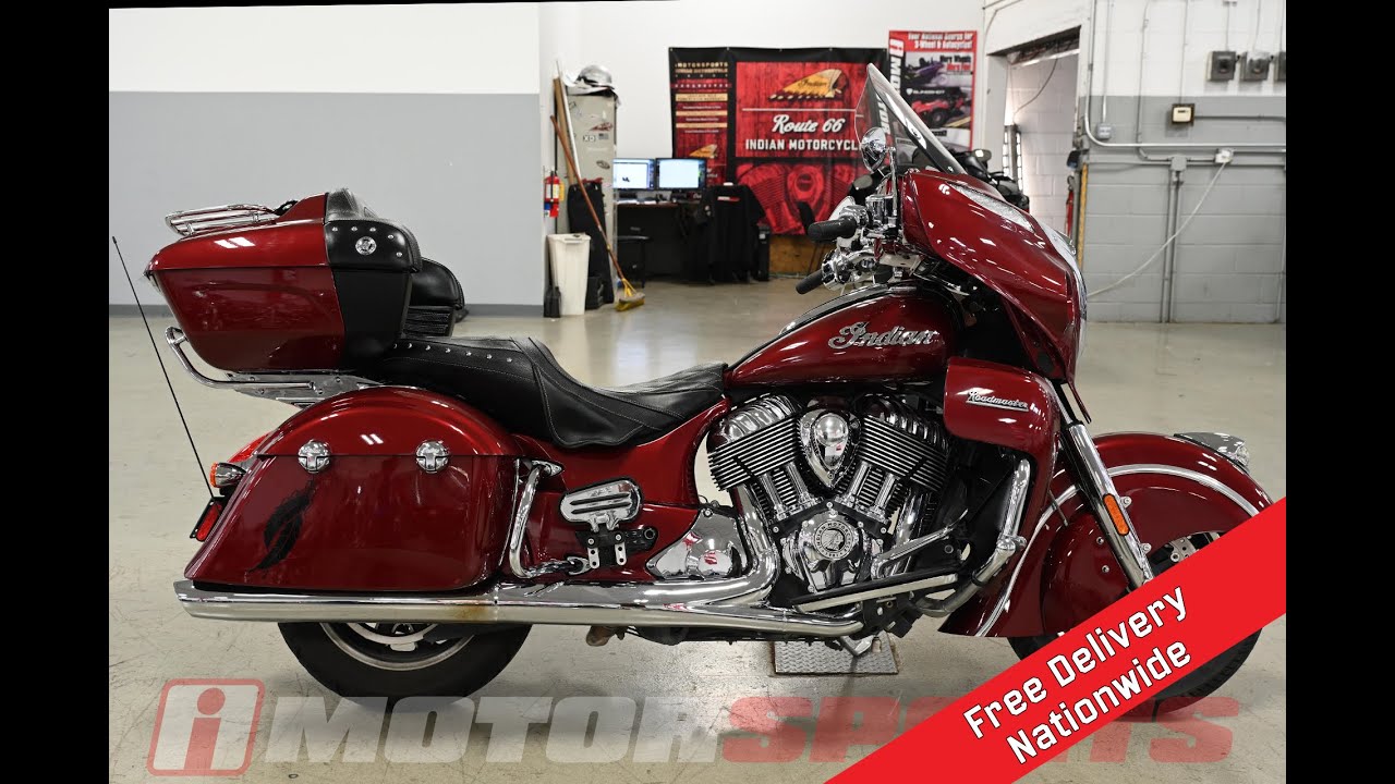 2018 Indian Motorcycle® Roadmaster® ABS Burgundy Metallic A8562 ...
