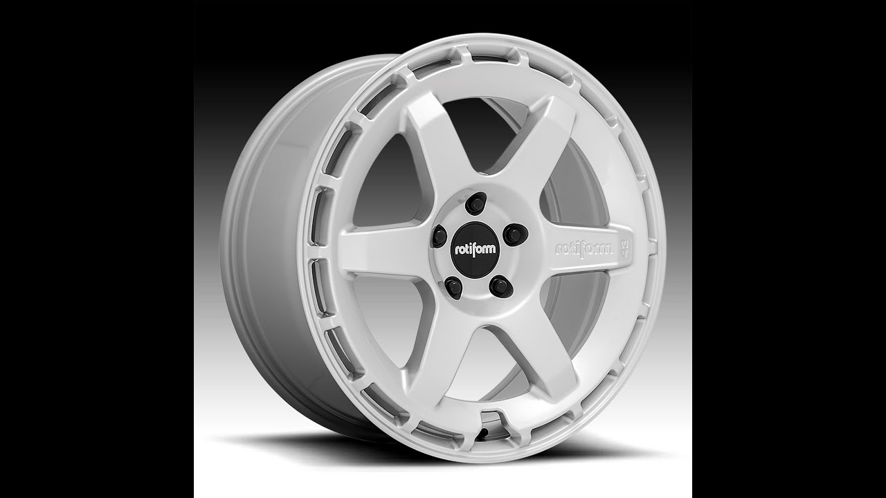 Rotiform KB1 R184 Gloss Silver Custom Wheel - YouTube