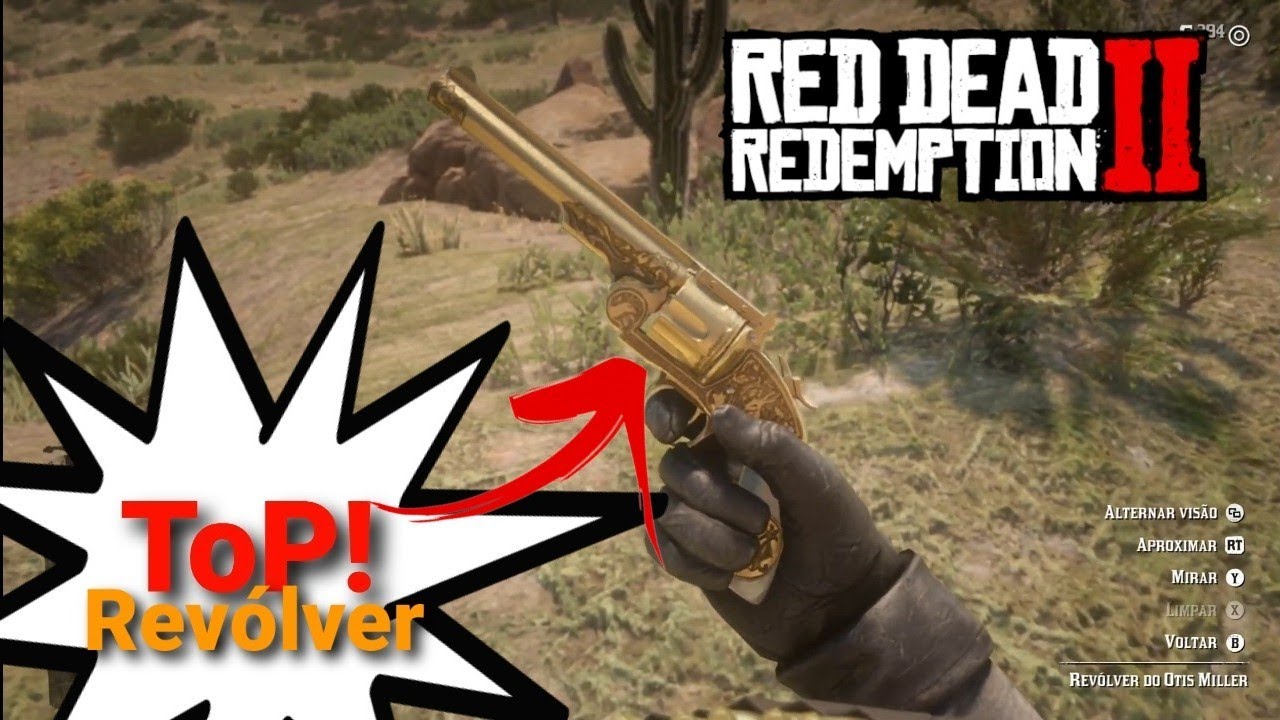 Revólver de Otis Miller de ouro Red dead redemption 2 - YouTube