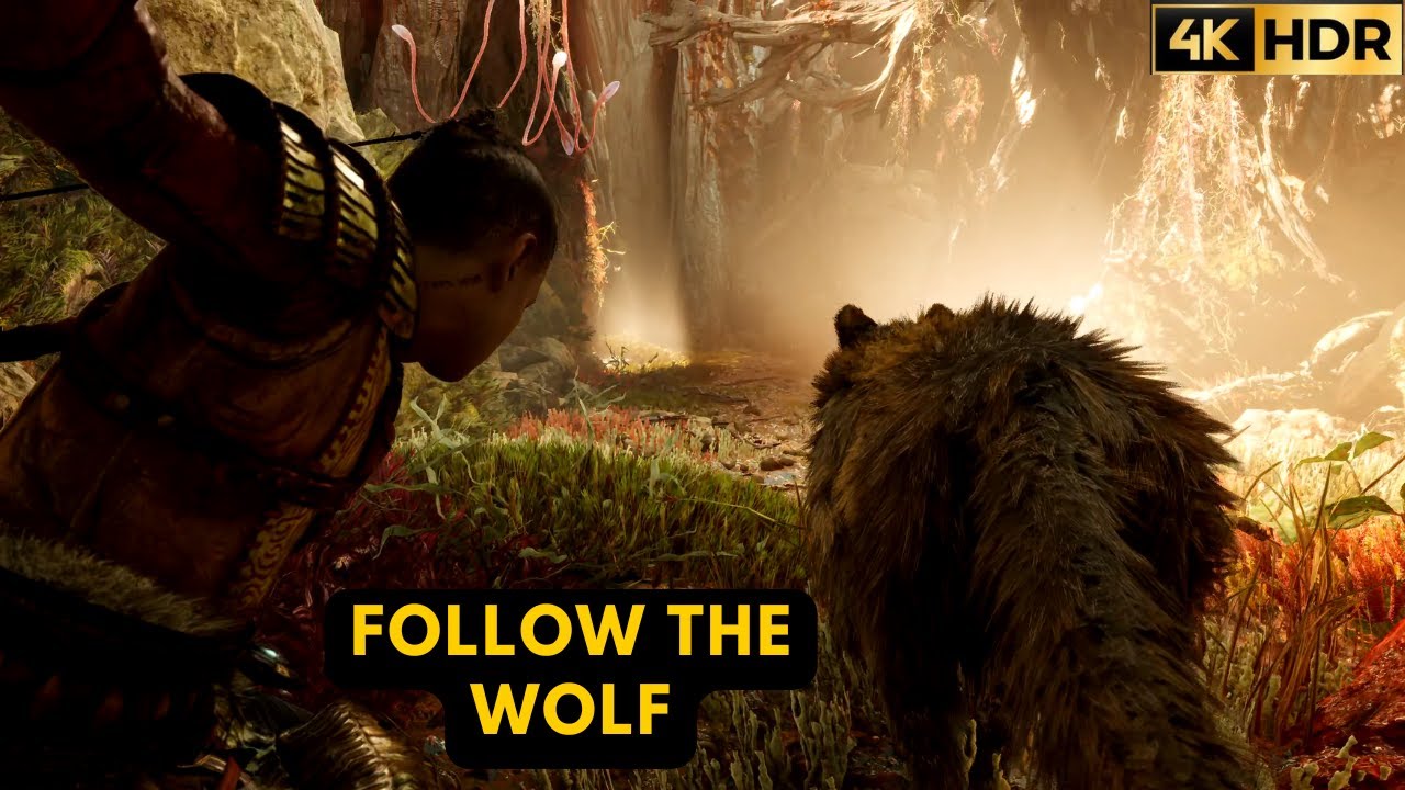God of War Ragnarok PC: Atreus Follow the wolf in The Lost Sanctuary ...