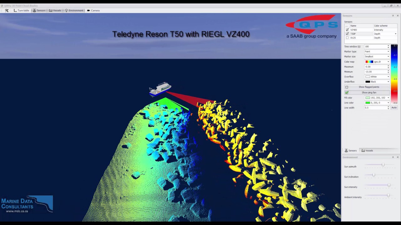New Real-Time 3D Display in QINSy 8.16 - YouTube