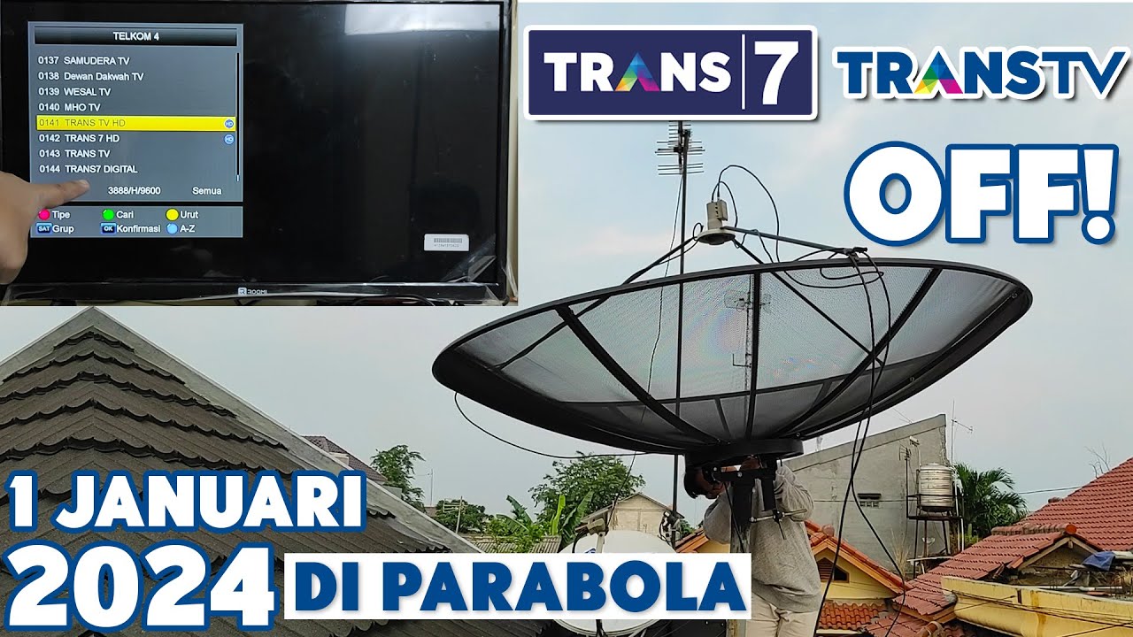 Update 2024 Trans 7 Trans TV Hilang Sinyal di Telkom 4 | Cara Scan Trans di Semua Receiver ...