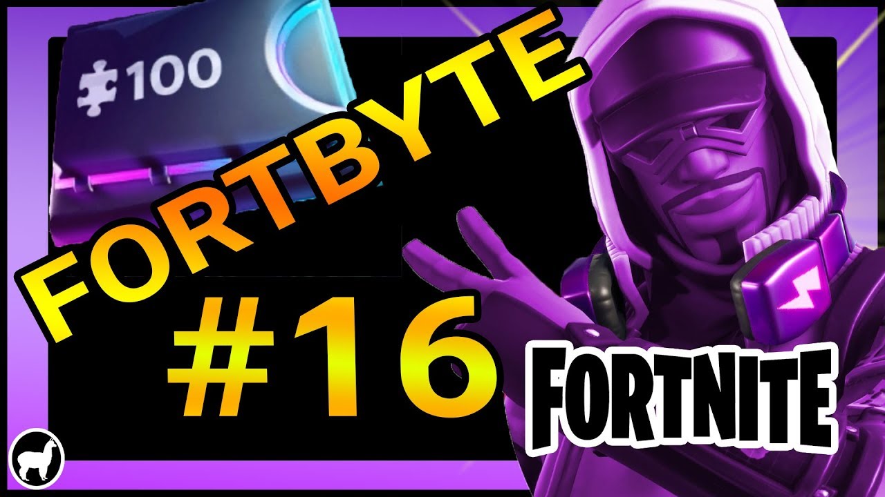 How to Find Fortbyte #16 Location | Fortnite Season 9 Fortbytes ...