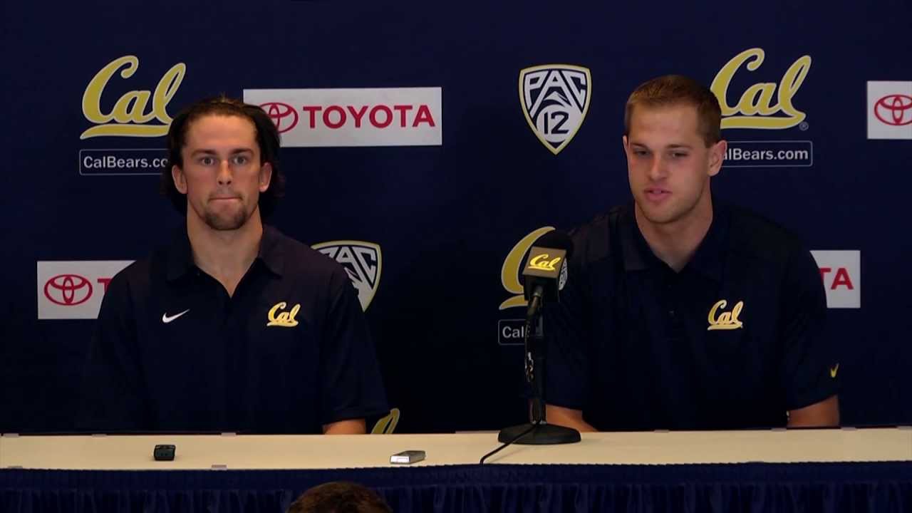 Cal Football: Jackson Bouza & Dan Camporeale Press Conference (11/05/13 ...