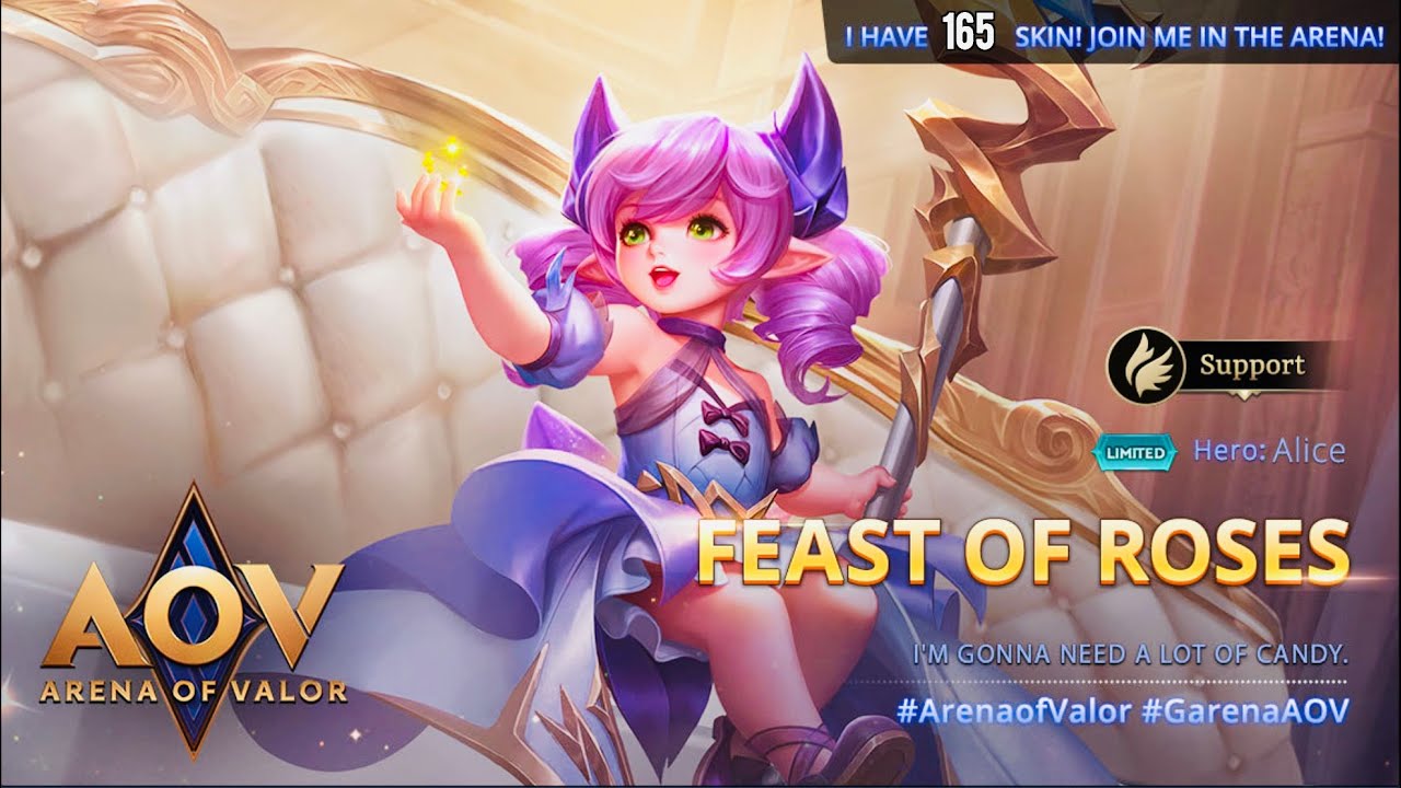 AOV - Arena Of Valor - Alice gameplay - YouTube
