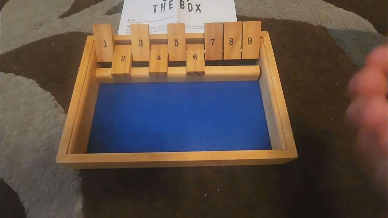 How To Play Shut The Box - YouTube