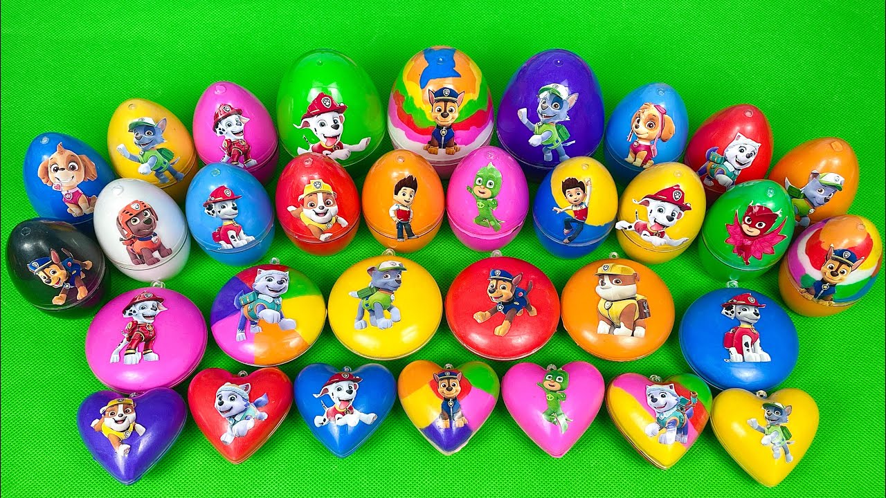 Beach Bounty: Hunt for Paw Patrol Slime-filled Eggs Amidst the Sand ...
