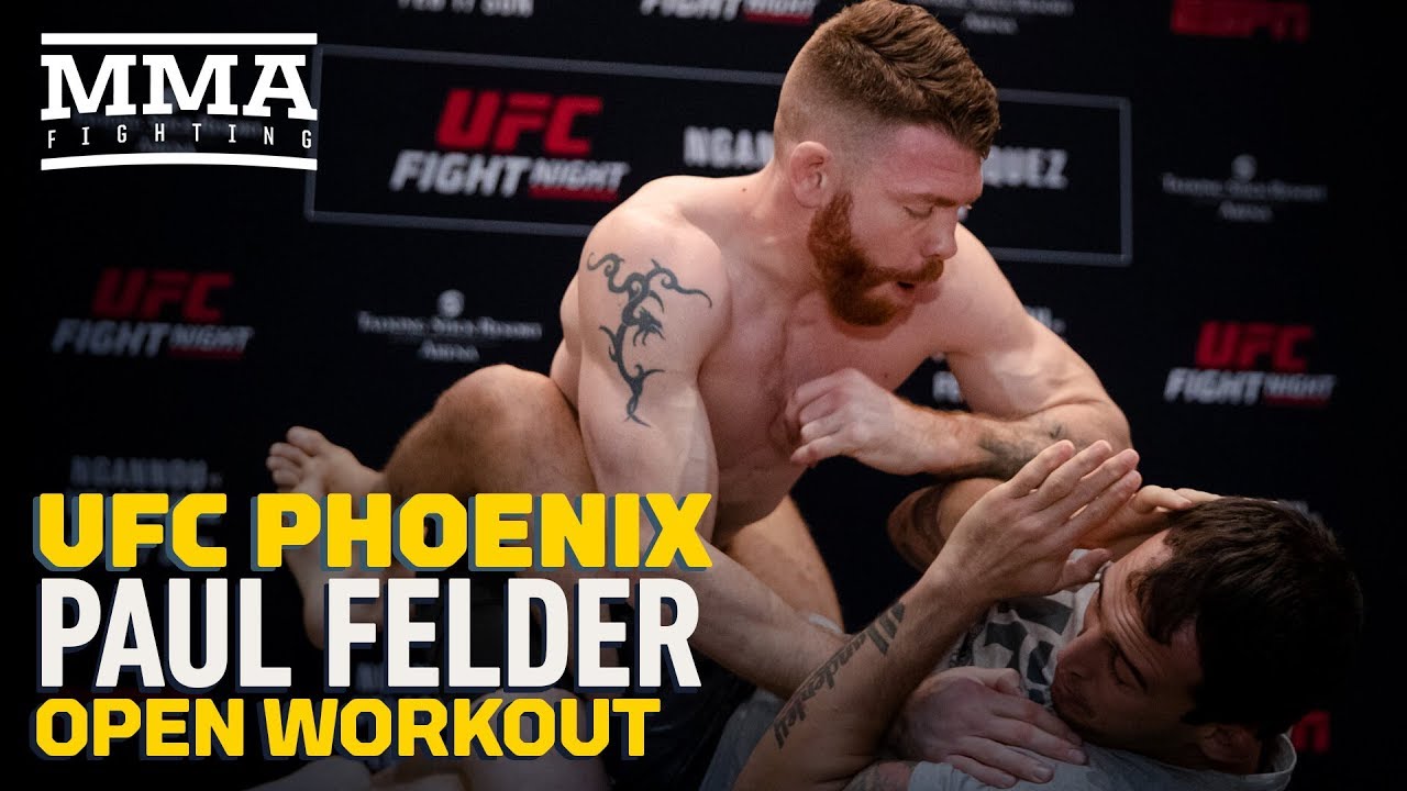UFC Phoenix: Paul Felder Open Workout Highlights - MMA Fighting - YouTube