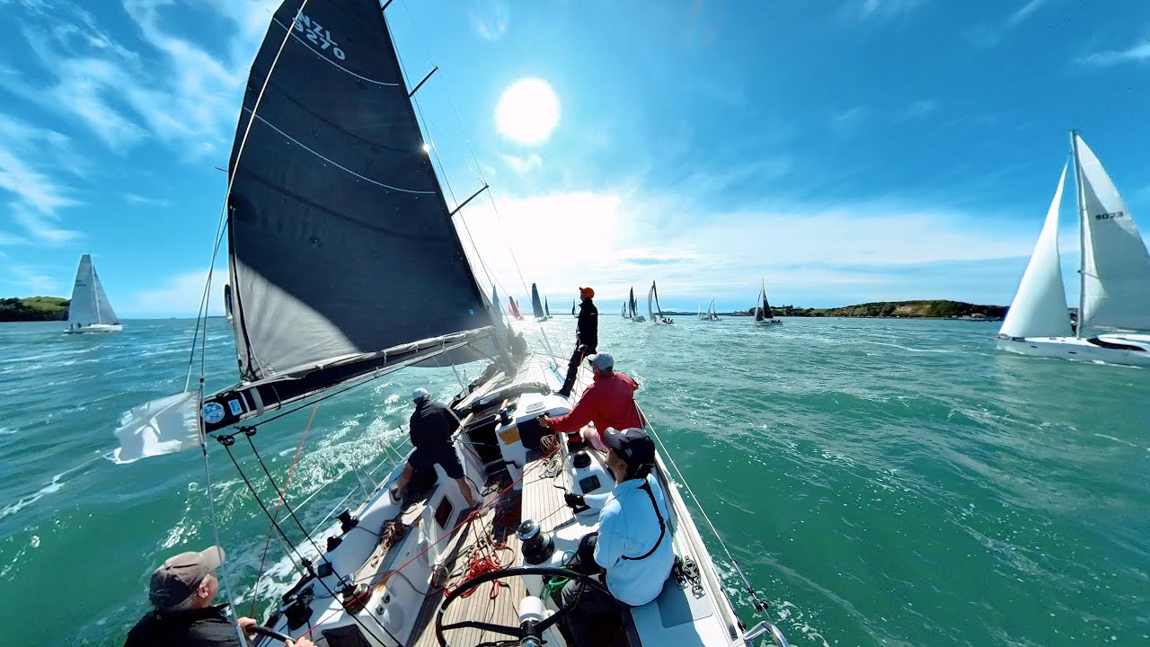Exciting Yacht Race with a Code Zero - YouTube