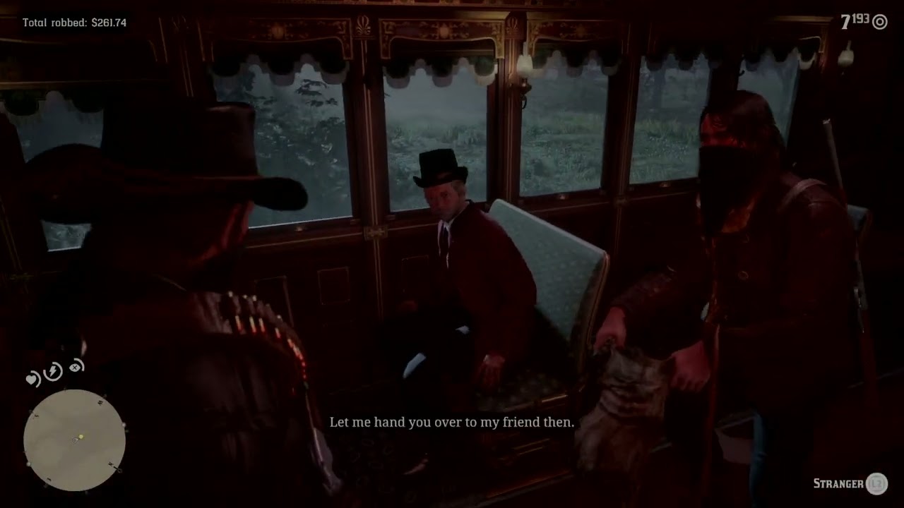 Rdr2 train robbery (story mode) - YouTube