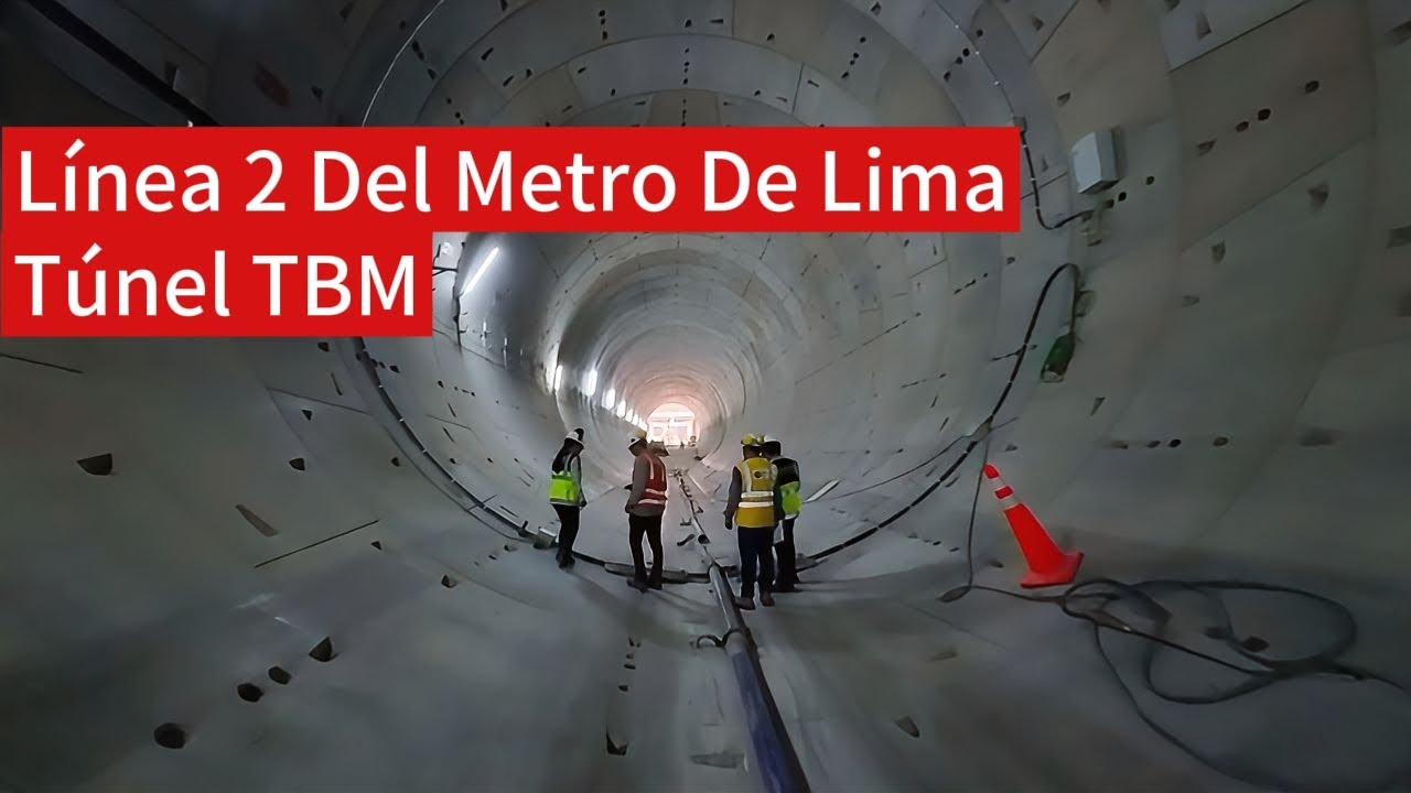 Línea 2 del metro de LIMA, estación 12 Plaza Bolognesi y su Túnel TBM ...