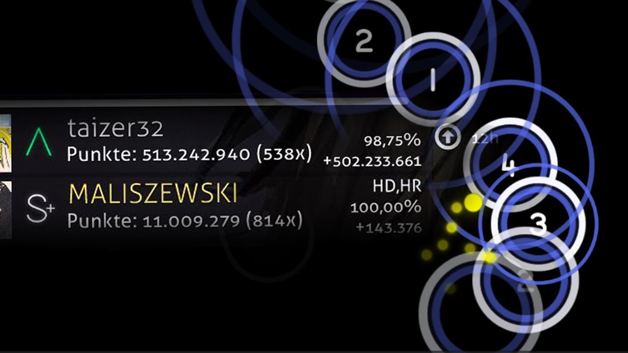average osu! cheater gameplay - YouTube