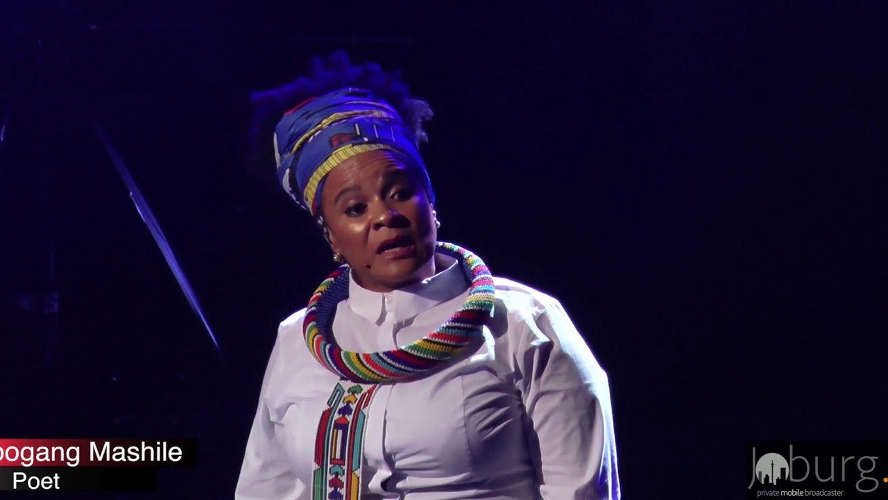 Lebo Mashile Performs at The Market Theatre - Launch of Living Legends ...