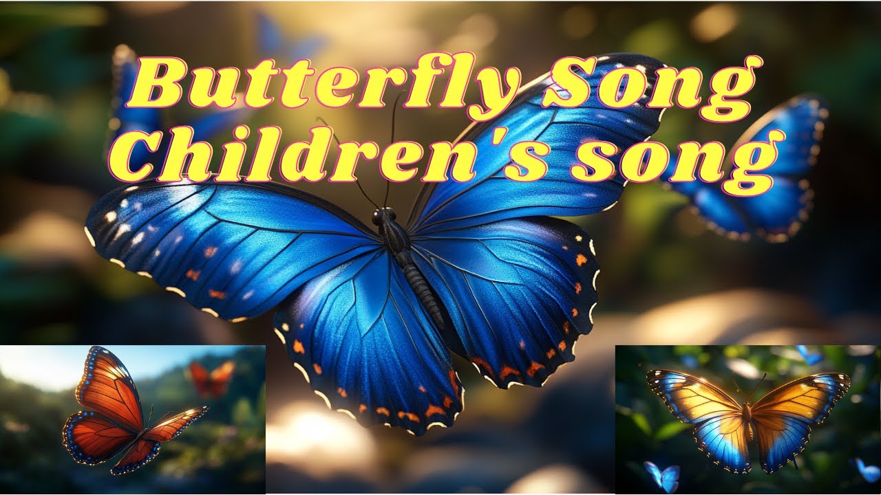 Butterfly Song | Nursery Rhymes & Kids Song | - YouTube