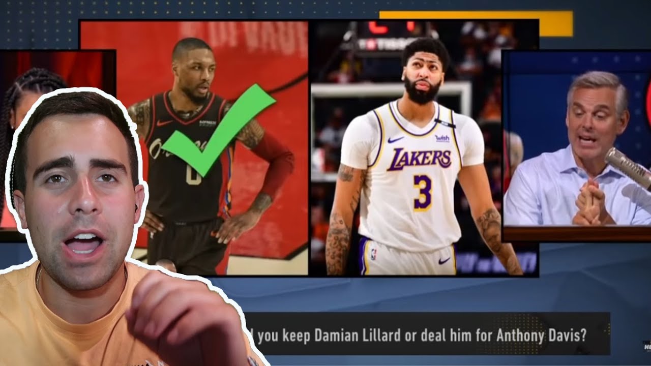 REACTING TO COLIN COWHERD'S DAMIAN LILLARD TRADE IDEAS! - YouTube