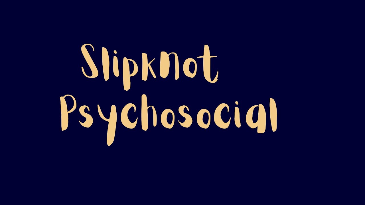[1 HOUR 🕐] Slipknot - Psychosocial (Lyrics) - YouTube
