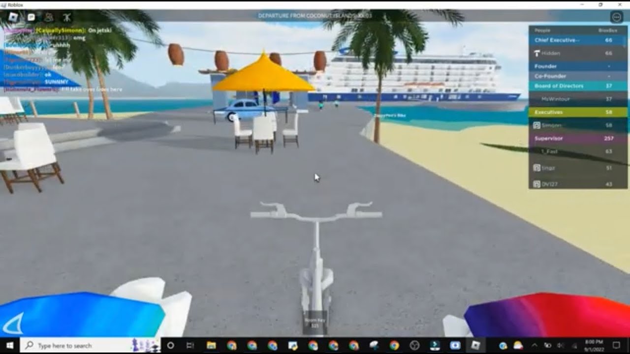 Roblox BloxCruise Standard Balcony Manatee Island Port to Coconut ...