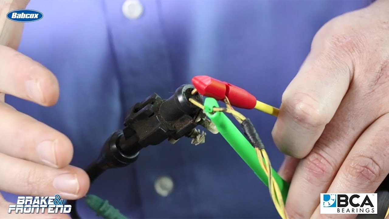 The Correct Way to Probe a Wheel Speed Sensor Harness - YouTube